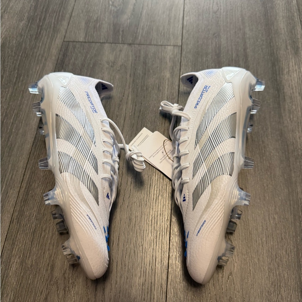 Adidas Predator Elite Fg White/Silver Metallic Size M… - Gem